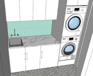 The ideal laundry layout - KSS Interiors
